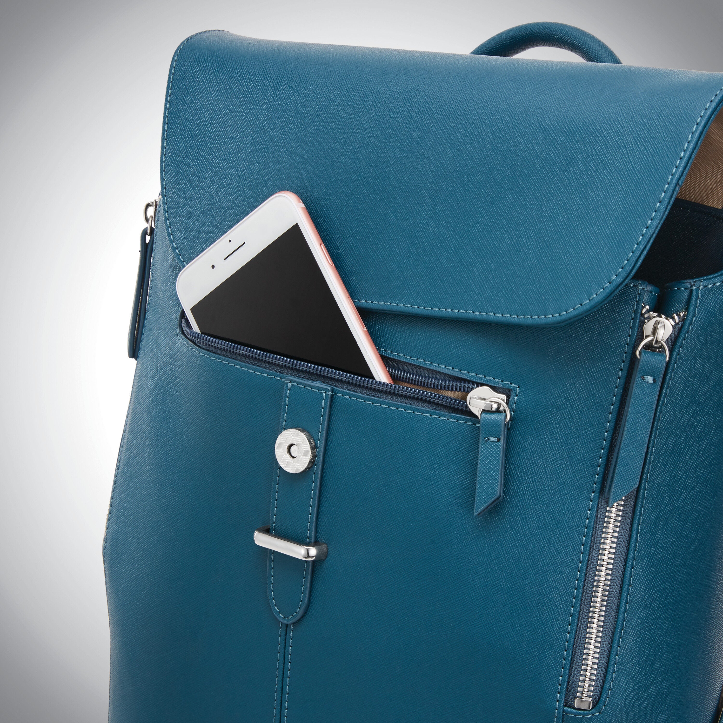 Women's Executive Leather Flap Backpack | Backpacks | Samsonite