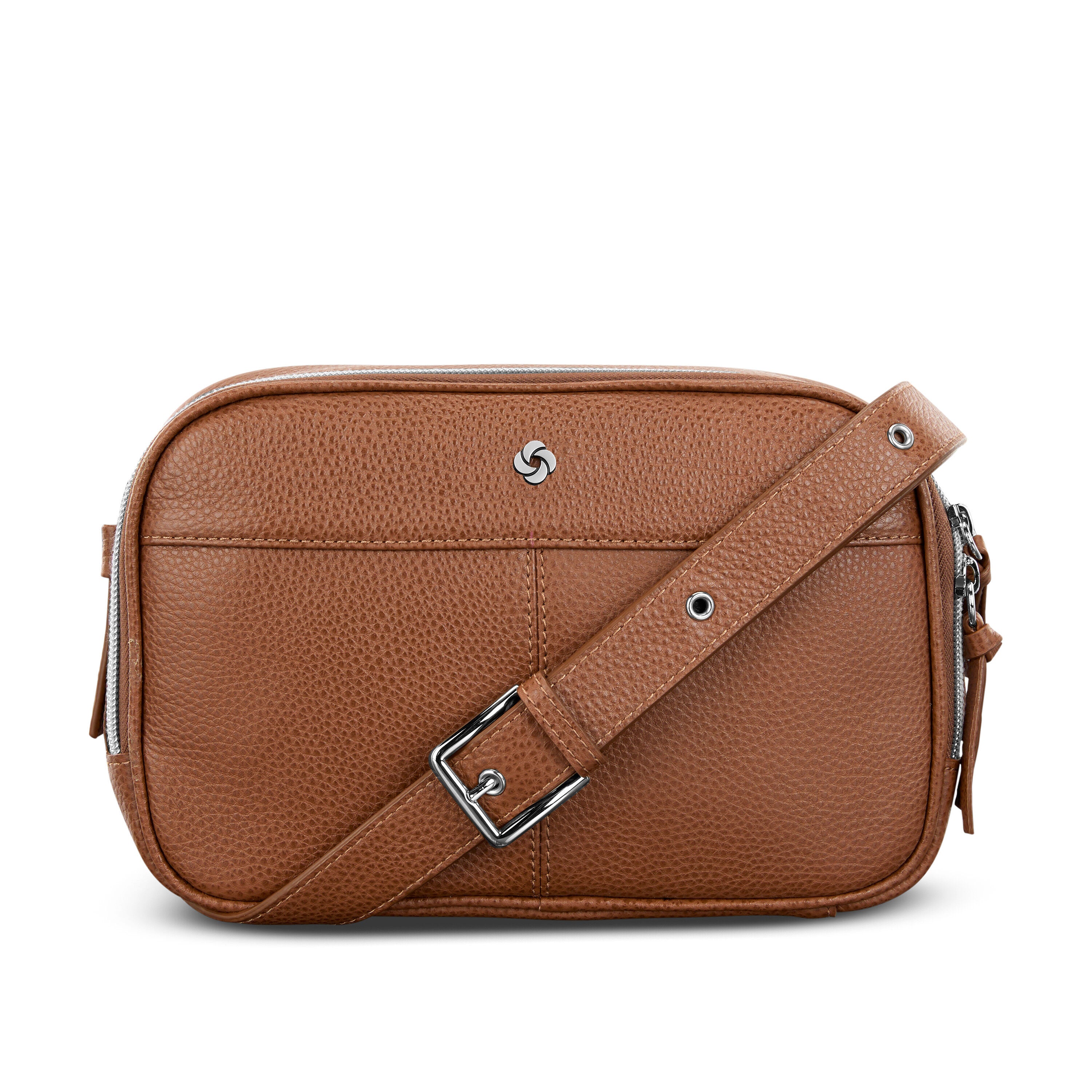 Mobile Solution 2 Leather RFID Crossbody